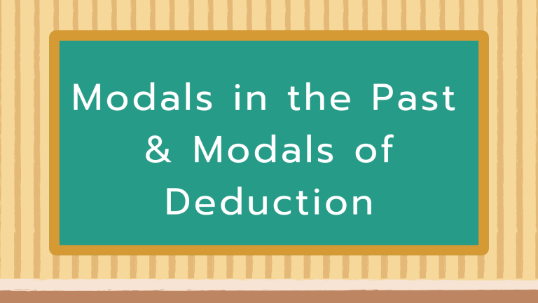 English Grammar: Modals in the Past & Deduction - Liketoshare